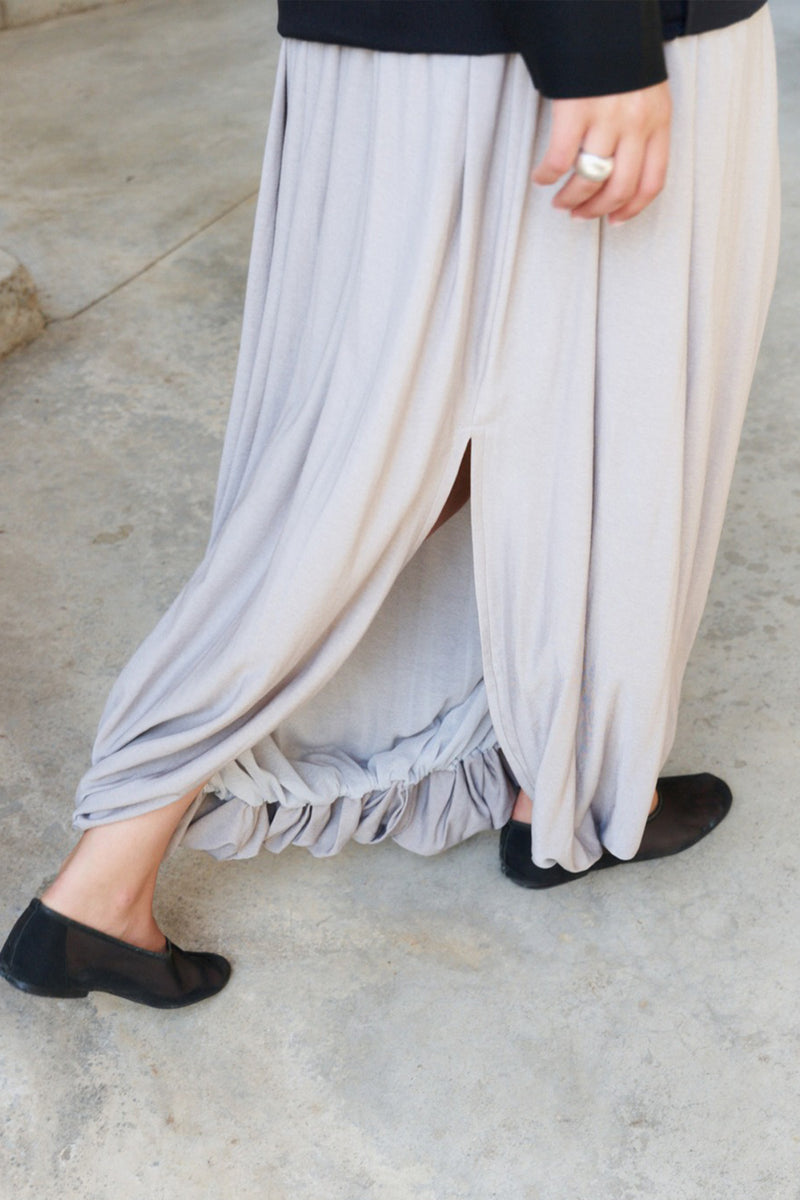 Cascade Skirt in Washed Grey – ANOOA